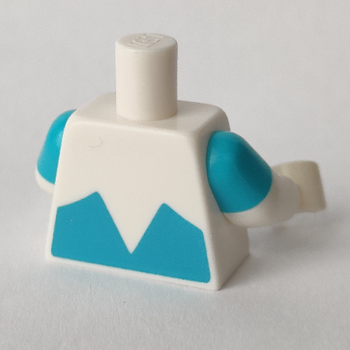 LEGO PART 973g42c22h05pr4489 Torso, Dual Molded Arms, Muscles with ...