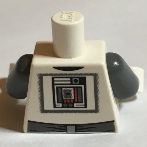 LEGO PART 973c12h27pr1346 Torso Armor with Chest Panel with Buttons and ...