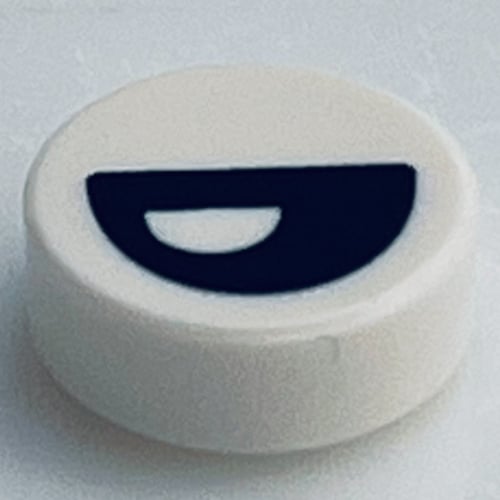 LEGO PART 98138pr9976 Tile Round 1 x 1 with Black Eye with Central ...