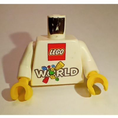 LEGO PART 973c27h01pr9645 Torso, 'LEGO World', '2016 Ik was erbij! www ...