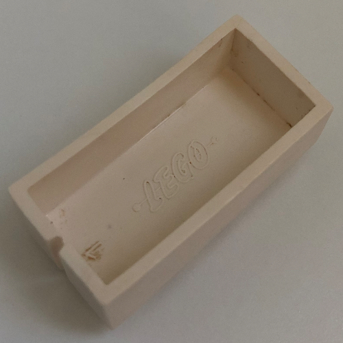 LEGO PART upn0041 Brick 2 x 4 without Bottom Tubes, Slotted (with 1 ...