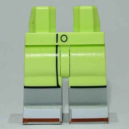 LEGO PART 970c40pat14pr0002 Hips with Yellowish Green Legs and Light ...