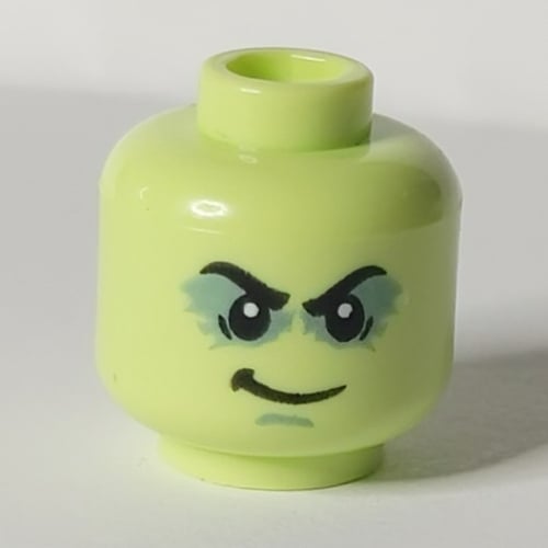 LEGO PART 3626cpr1690 Minifig Head Lloyd (Possessed) / Morro, Bushy ...