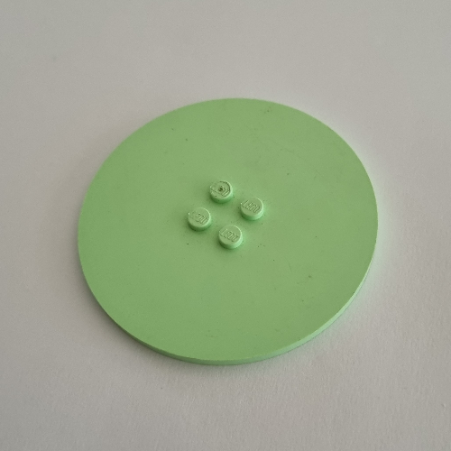 LEGO PART 6177a Plate Special Round 8 x 8 with 2 x 2 Center Studs ...