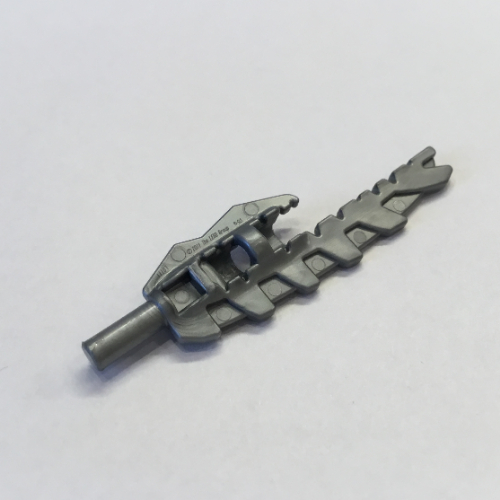 LEGO PART 11107 Weapon Sword Serrated with Bar Holder | Rebrickable ...