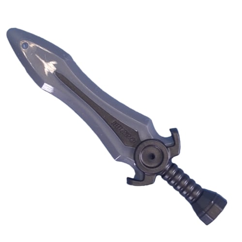 LEGO PART 1996pat0003 Weapon Sword with Light Bluish Gray Blade Pattern ...