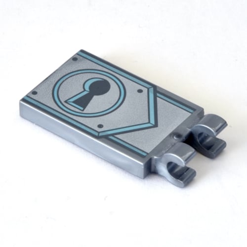 LEGO PART 30350bpr0013 Tile Special 2 x 3 with 2 Clips with Lock ...