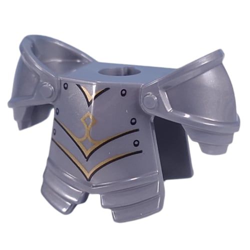LEGO PART 5687pr0001 Minifig Neckwear Armor Breastplate with Pauldrons ...