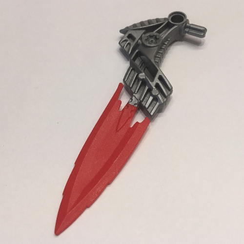 LEGO PART 87806pat0003 Large Figure Weapon Blade, Fire Shooter with ...
