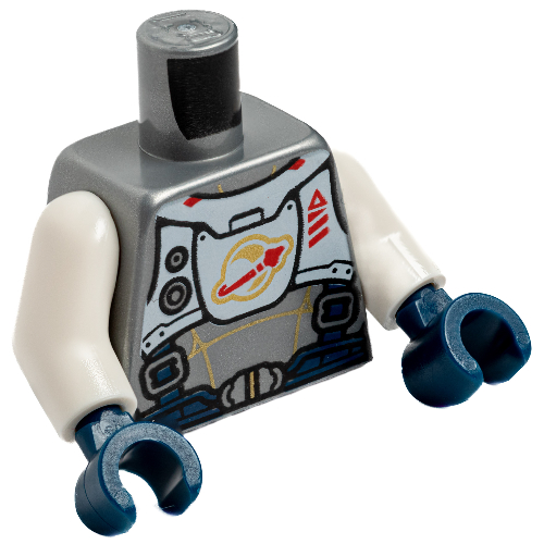 LEGO PART 973c27h05pr5116 Torso Astronaut Space Suit, White Chestplate ...