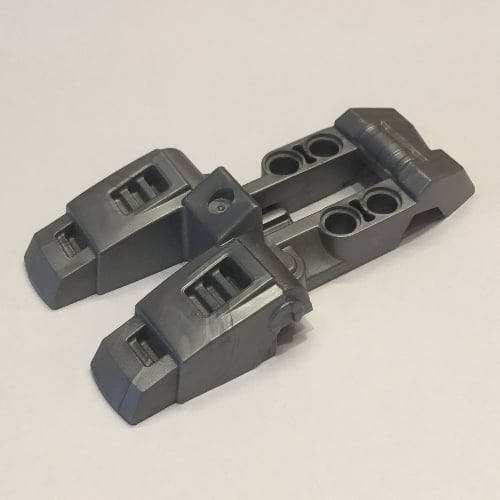 LEGO PART 98597 Large Figure Foot, with 2 Toes | Rebrickable - Build ...