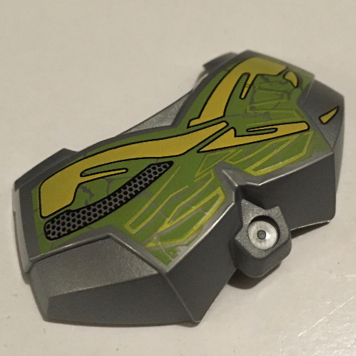 LEGO PART 98603pr0012 Large Figure Chest Cover, Armour Small Green and ...