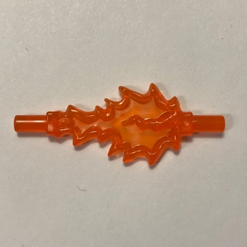 LEGO PART 35032b Wave / Power Burst / Flame, Bolt Large with Bar Ends ...