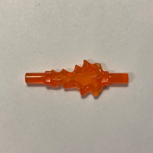 LEGO PART 35032c Wave / Power Burst / Flame, Bolt Small with Bar Ends ...