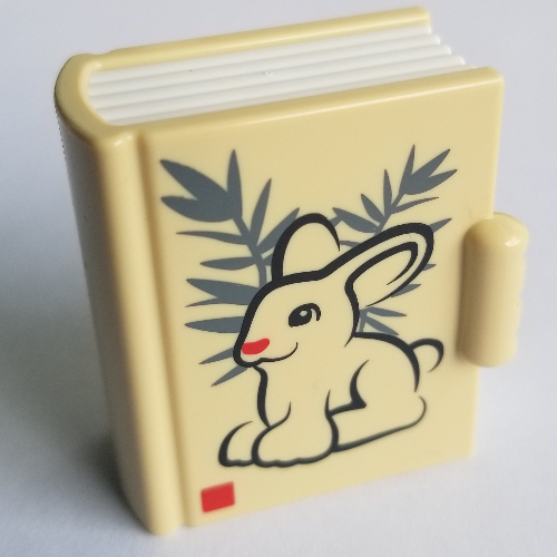 LEGO PART 100954pr0002 Duplo Book, Rabbit Print | Rebrickable - Build ...