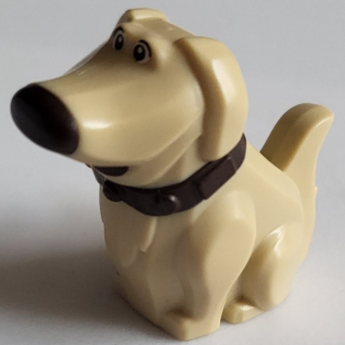 LEGO PART 101660pr0001 Animal, Dog, Golden Retriever Sitting with Dark ...