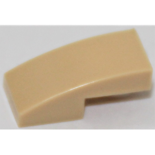 LEGO PART 11477 Slope Curved 2 x 1 No Studs [1/2 Bow] | Rebrickable ...