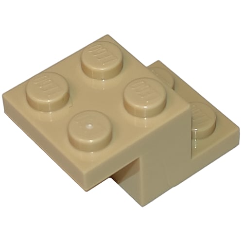 LEGO PART 18671 Bracket 3 x 2 x 1 1/3 with Pin Bottom | Rebrickable ...