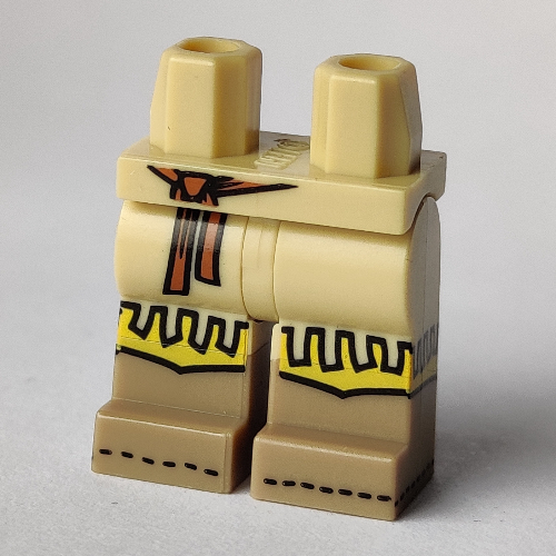 LEGO PART 970c26pat11pr0991 Hips with Tan Legs and Dark Tan Boots ...