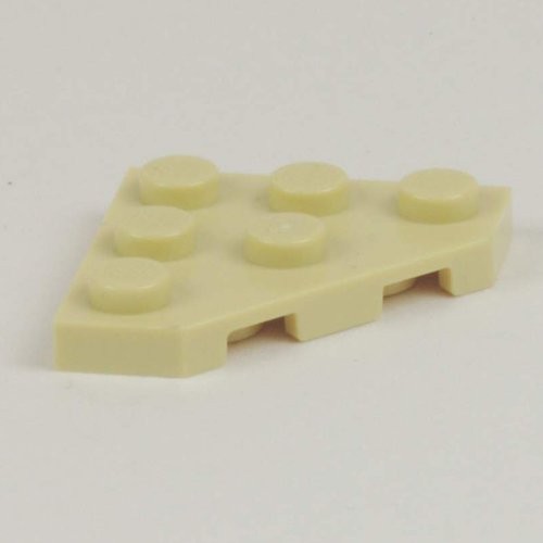 LEGO PART 2450 Wedge Plate 3 x 3 Cut Corner | Rebrickable - Build with LEGO