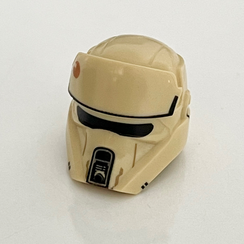 LEGO PART 27090pr0002 Helmet, Raised Forehead, Angular Front, Shore ...