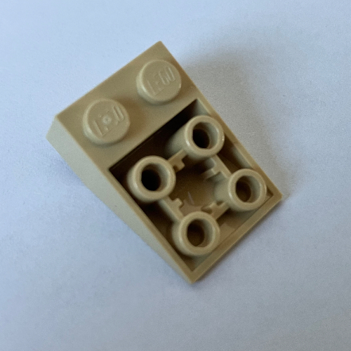 LEGO PART 2752 Slope Inverted 33° 3 x 2, Round Bottom Pin | Rebrickable ...