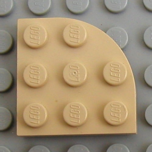 LEGO PART 30357 Plate Round Corner 3 x 3 | Rebrickable - Build with LEGO