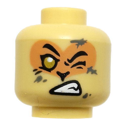 LEGO PART 3626cpr3714 Minifig Head Monkey King, Nougat Around Eyes ...
