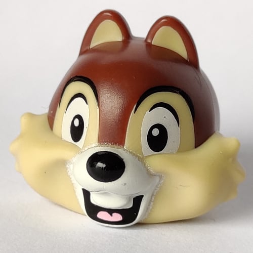 LEGO PART 41581pr2741 Minifig Head Special, Chip, Chipmunk with ...