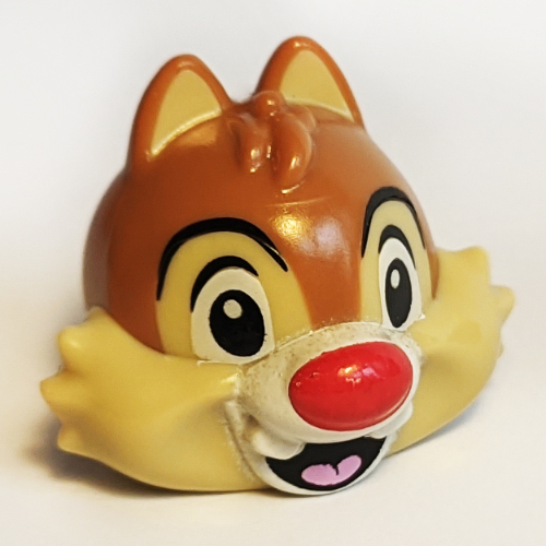 LEGO PART 41587pr0001 Minifig Head Special, Dale, Chipmunk with ...