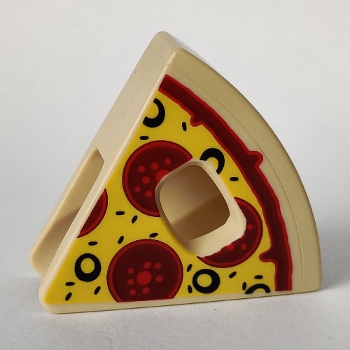 LEGO PART 45755pr0020 Costume Triangle, Pizza Slice, Pepperoni and ...