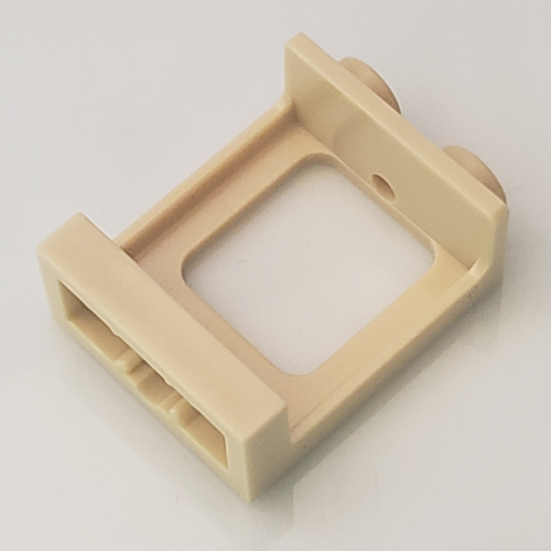 LEGO PART 60032 Window 1 x 2 x 2 Plane, Hollow Studs, Single Hole Top ...