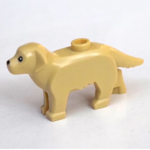 LEGO PART 69962pr0001 Animal, Dog, with Eyes and Nose Print ...