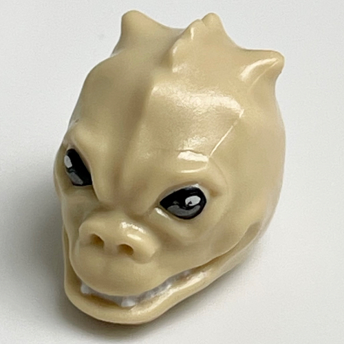 LEGO PART 87570pr0003 Minifig Head Special, Trandoshan, Black Eyes ...