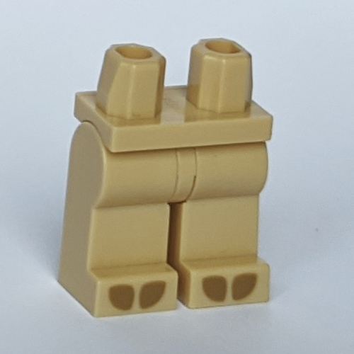 LEGO PART 970c26pr1878 Hips and Tan Legs with Dark Tan Cloven Hooves ...
