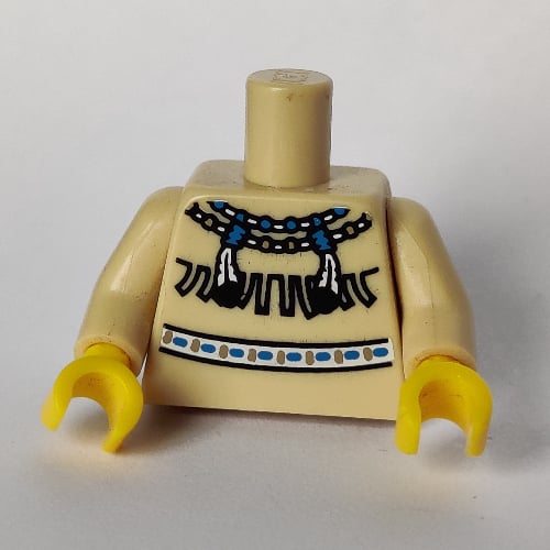 LEGO PART 973c26h01pr1533 Torso Buckskin Tunic, American Indian ...