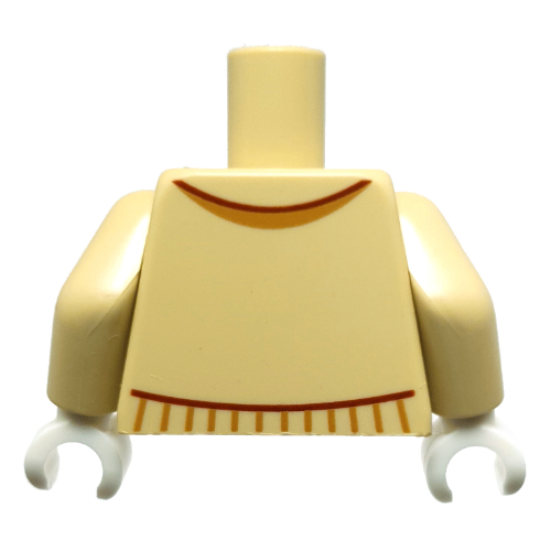 LEGO PART 973c26h27pr7053 Torso, Sweater, Green Christmas Tree print ...