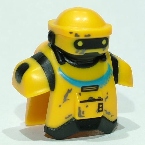 LEGO PART 100456pr0001 Minifig Head Special, NED-B, Droid, Armored with ...