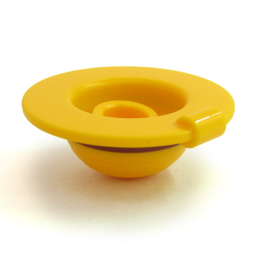 LEGO PART 112531pat0001 Straw Hat with Dark Red Band pattern ...