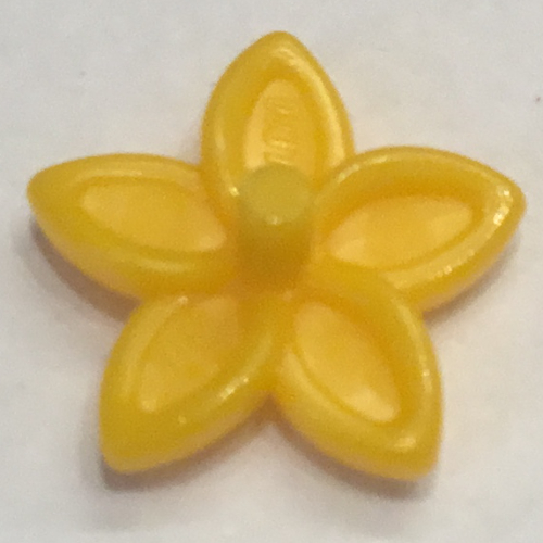 LEGO PART 18853 Plant, Flower with 5 Pointed Petals and Pin ...