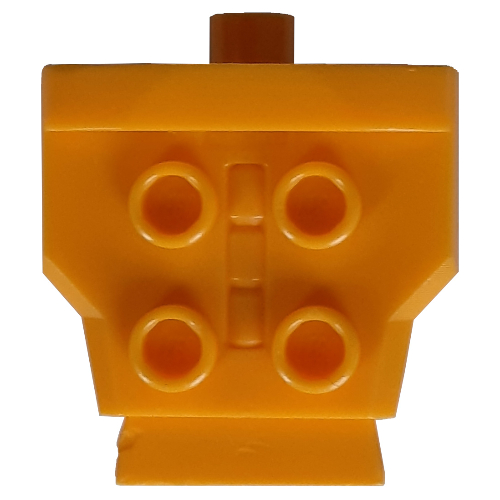 LEGO PART 23763pr0002 Minifig Torso Modified, Armor with Pin Holes with ...
