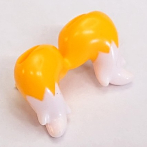 LEGO PART 3510pat0001 Minifig Hipwear Tail Fox, Double, White Tip ...