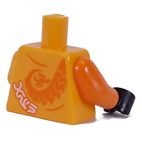 LEGO PART 973e132pr0001 Torso, Odd Arms, Sweater, Pockets, White ...