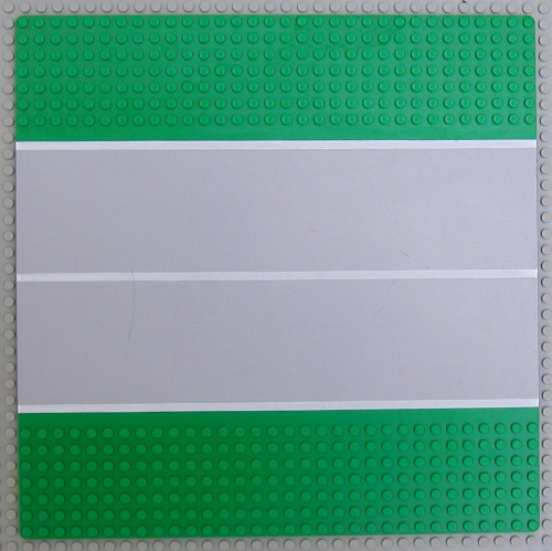 LEGO PART 2358pr0004 Baseplate 32 x 32 with 7-Stud Straight with Plain ...