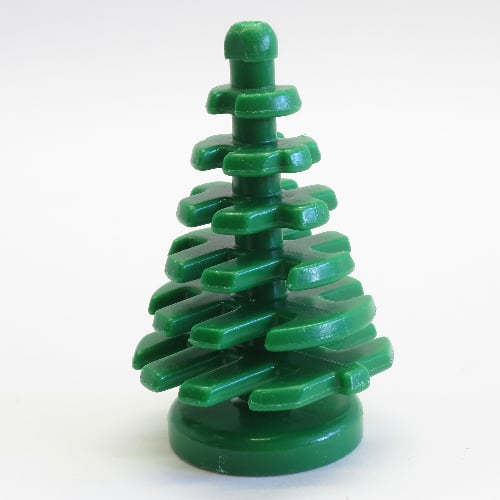 LEGO PART 2435 Plant, Pine Tree - Small 2 x 2 x 4 | Rebrickable - Build ...