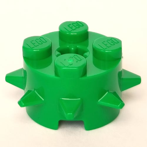 LEGO PART 27266 Brick Round 2 x 2 Special with Spikes | Rebrickable ...
