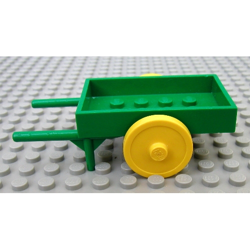 LEGO PART 276c01 Fabuland, Equipment Wheelbarrow with 2 Yellow Wheels ...