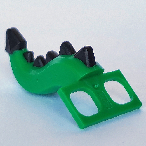 LEGO PART 35756pr0001 Minifig Hipwear Tail Dragon with Black Scales and ...