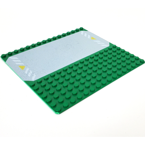 LEGO PART 51595pr0003 Baseplate 16 x 16 Road / Driveway with Yellow ...