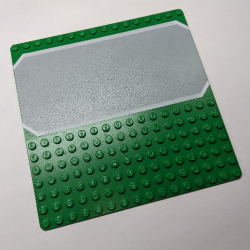 LEGO PART 51595pr0004 Baseplate 16 x 16 Road / Driveway with White ...